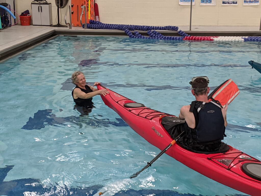 Indoor Pool Sea Kayak Rolling Clinic - Portland Downtown